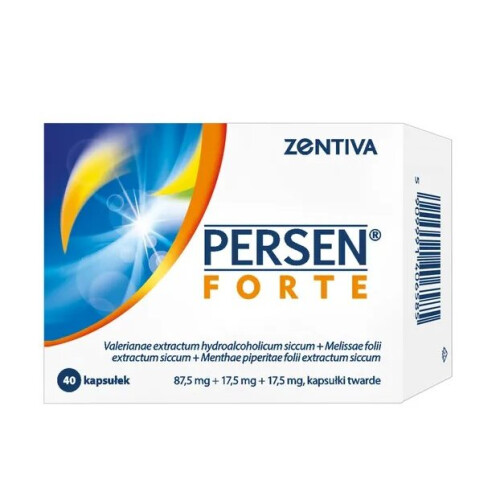 Persen Forte 40 Caps – Herbal Anti-Stress Calming Formula for Nervous ...