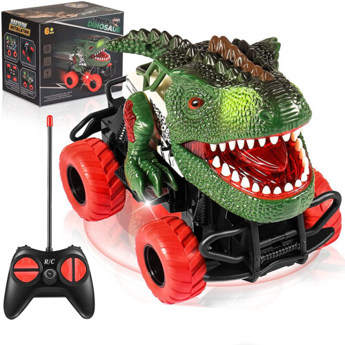 Remote Control Dino Car RC Dinosaur Off-road Vehicle Tyrannosaurus Rex ...