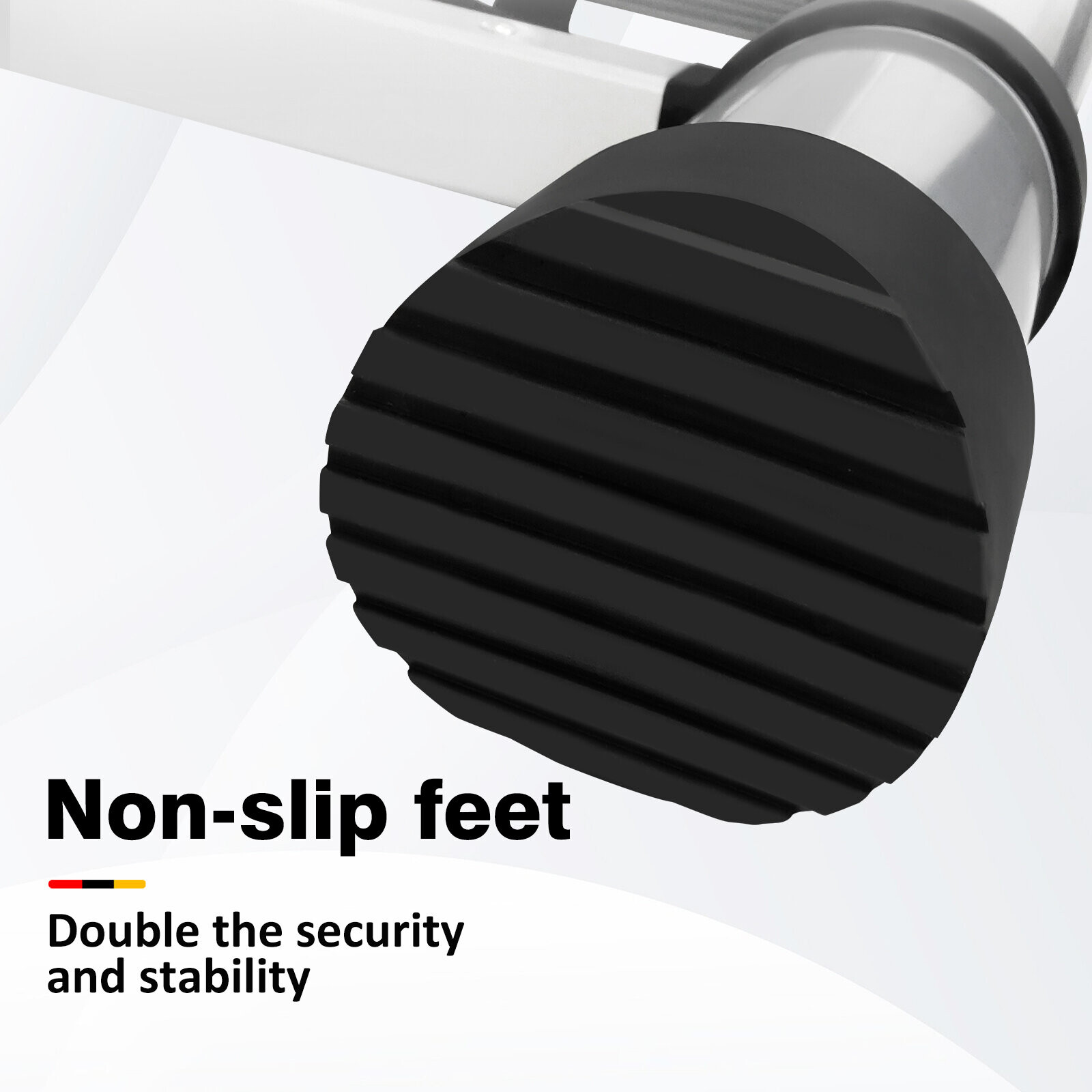 5M Telescopic Ladder with Safety Hook, 330lb Capacity, 16.4ft ...