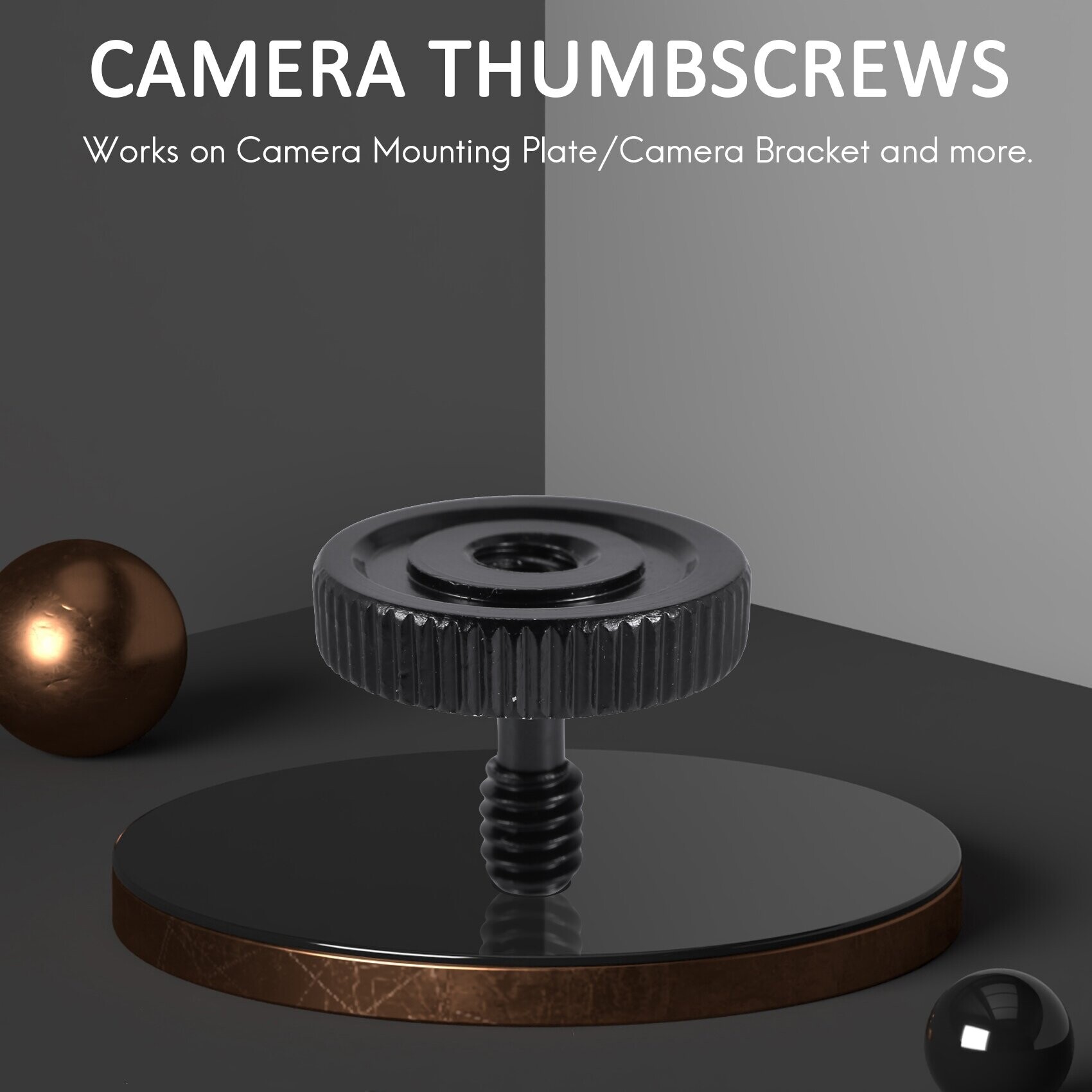 Thumb Screw Camera Quick Release 1/4 inch Thumbscrew L Bracket Screw ...