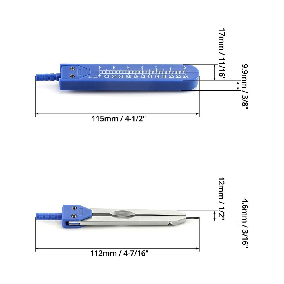 EKG ECG Caliper Electrocardiogram Divider, 2 Pack Measuring Tool ECG ...