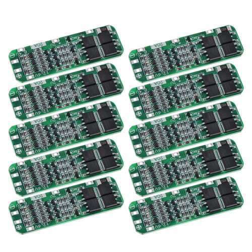 10Pcs 3S 20A BMS 18650 - Lithium Battery Charger Module BMS Protection ...
