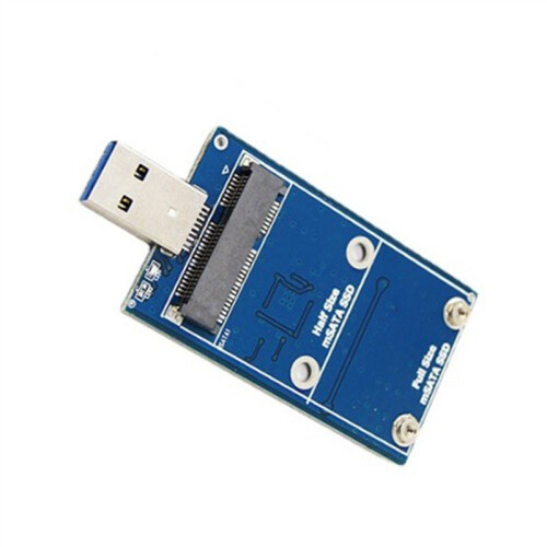 MSATA to USB 3.0 Hard Drive Case MSATA USB Adapter External Solid State ...