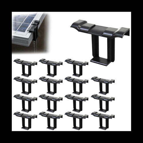 16pc 35mm Solar Panel Water Drainage Clips,PV Modules Clips Drain ...