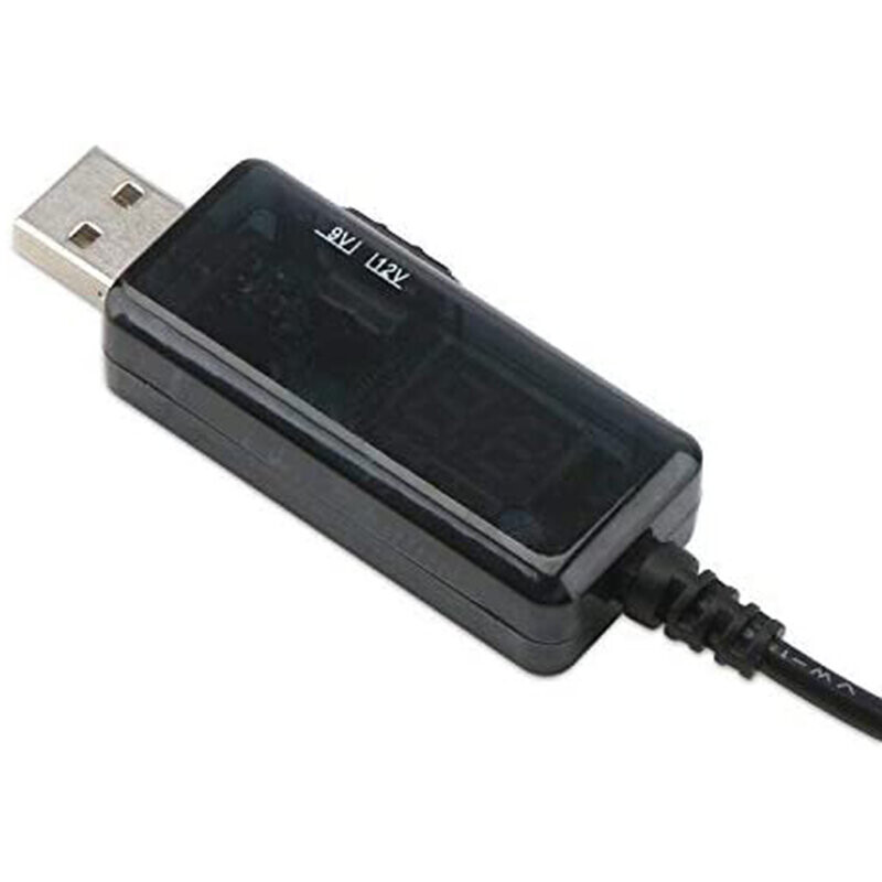 USB to 9V,5V to 12V ,USB Cable DC 5V Boost to 9V 12V Voltage Converter 1A Step-Up Volt ...