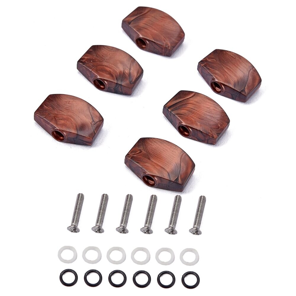 6 Pcs/Set Guitar Tuning Peg Buttons, Tuning Pegs Knobs Machine Heads ...