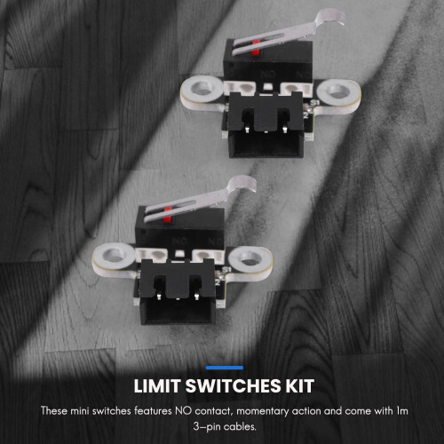 6PCS Mini Limit Switches with 1M 3 Pin Cable for 3018-PROVer/3018-MX3 ...