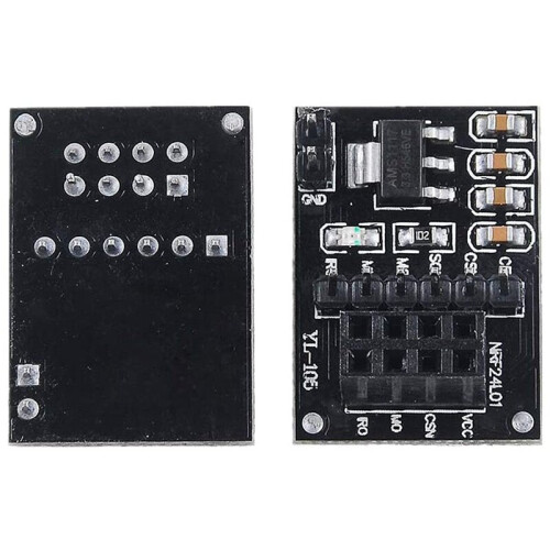 2Pcs NRF24L01+PA+LNA RF Transceiver Module with SMA Antenna 2.4 GHz ...