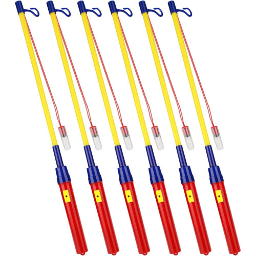 Set of 6 Lantern Sticks with Electronic LED Light for Saint Martin ...