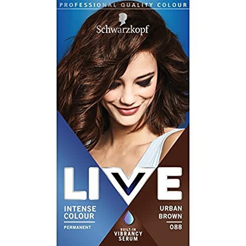 Schwarzkopf LIVE Intense Colour, Long Lasting Permanent Brown Hair Dye ...