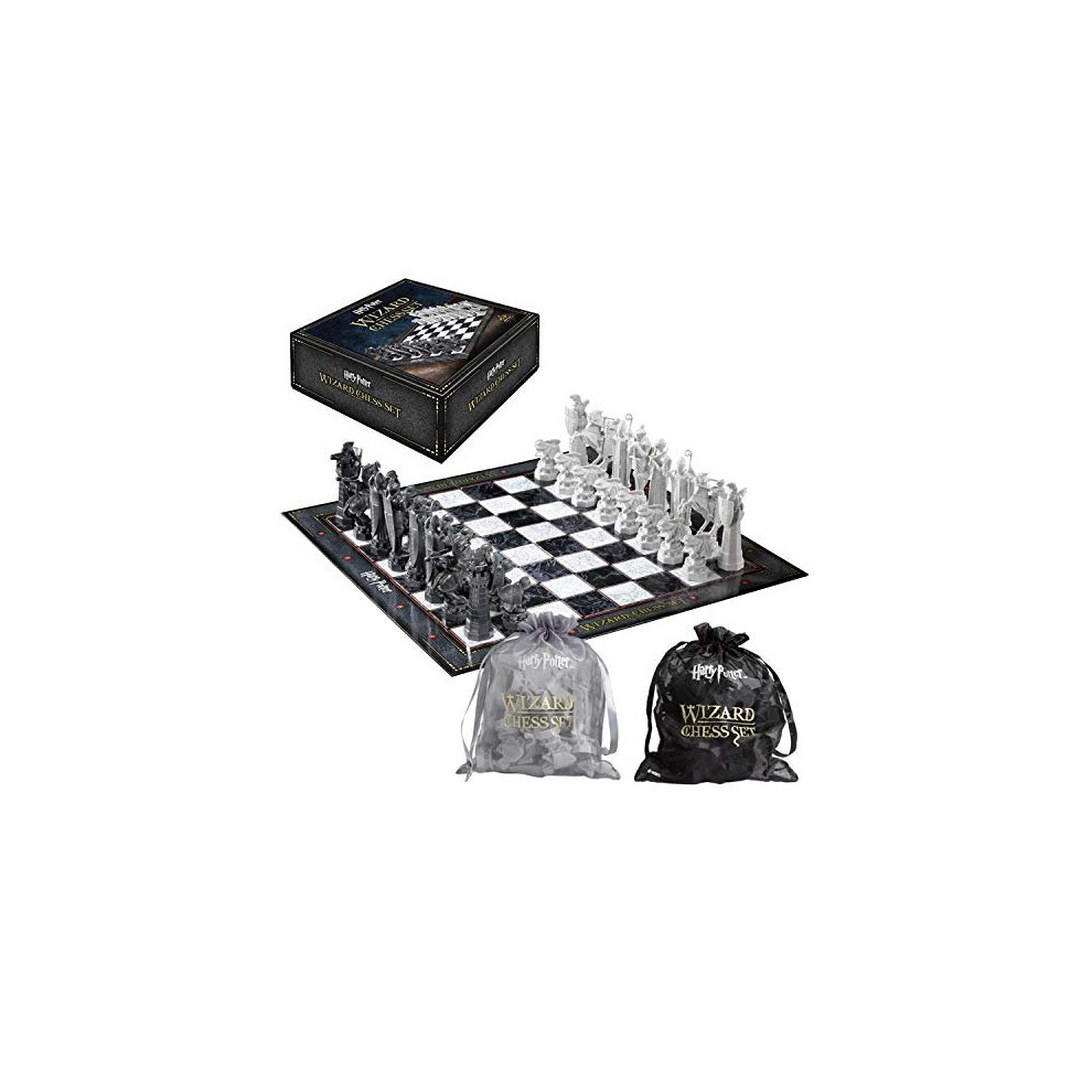 The Noble Collection Harry Potter Wizard Chess Set - Includes Chess ...