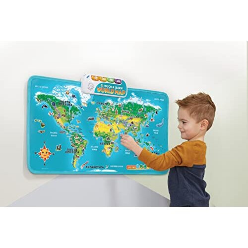 LeapFrog Touch & Learn World Map | Educational & Interactive Learning ...