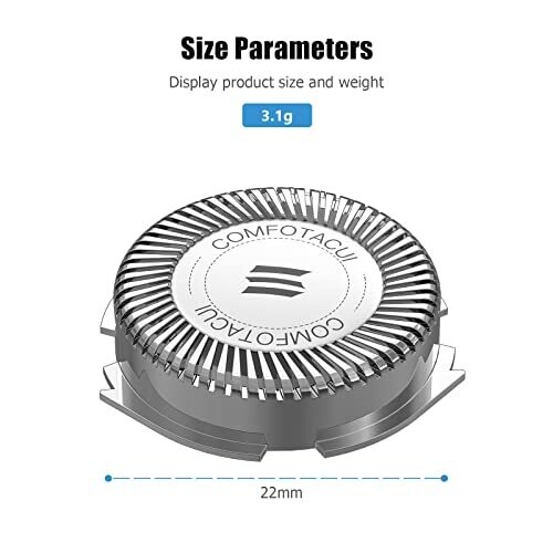 Replacement Shaver Heads for Philips Aquatouch 3 Pack, Ancable Shaver ...