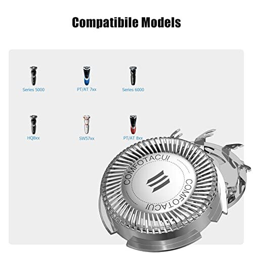 Replacement Shaver Heads for Philips Aquatouch 3 Pack, Ancable Shaver ...