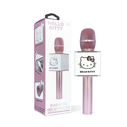 OTL Technologies HK0950 Hello Kitty Wireless Karaoke Microphone with ...