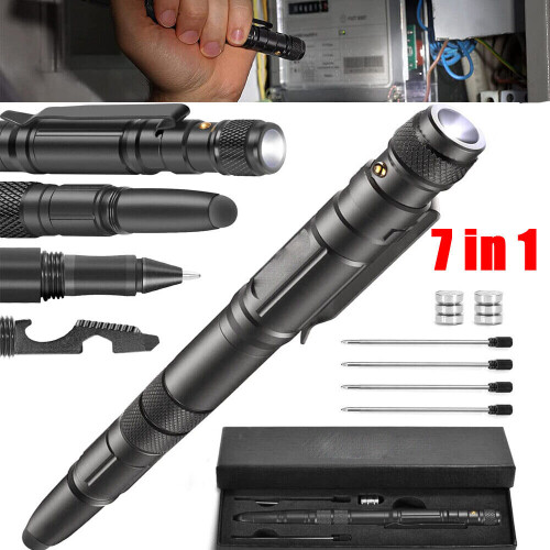 Military Tactical Pen Self Emergency Glass Defence Survival Pen Tool on ...