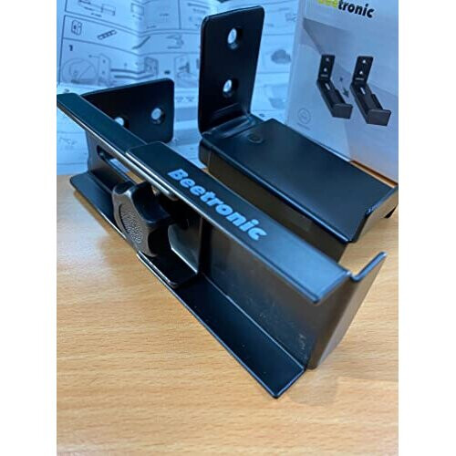 Beetronic Universal Soundbar Mount Wall Brackets Adjustable Depth Shelf ...