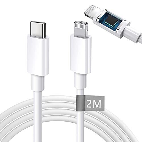 Usb C Lightning Cable 2M Iphone Fast Charger Cable Fast Charger Cable ...
