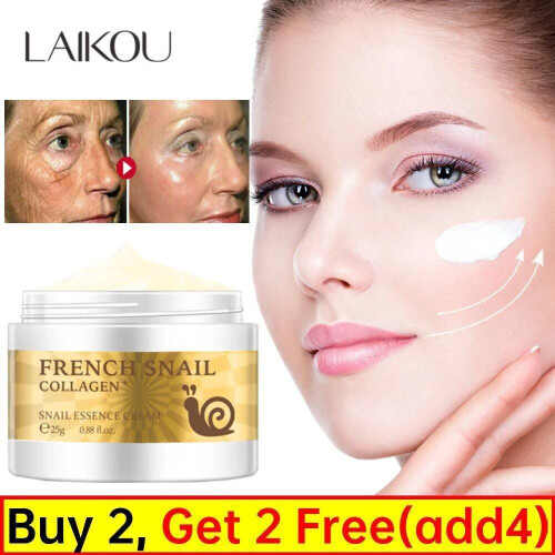 French Snail Face Cream. Hyaluronic Acid Anti Wrinkle Anti Aging Collagen Cream on OnBuy