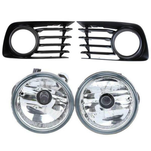 Pair Front Bumper Fog Light + Covers Kit for Prius 2004-2009 with Bulb ...