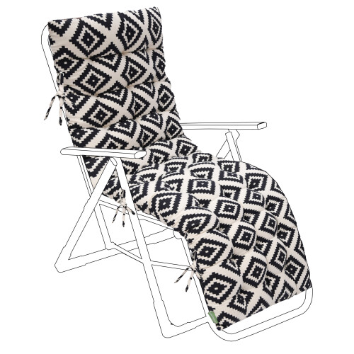 (Jungle Aztec) Gardenista Garden Recliner Chair / Lounger Cushions ...