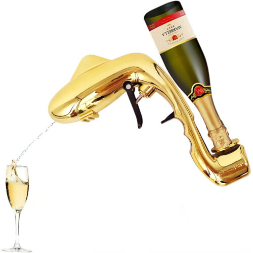 Champagne Gun Shooter, Beer Gun Champagne Spray Gun Wine Bottles ...