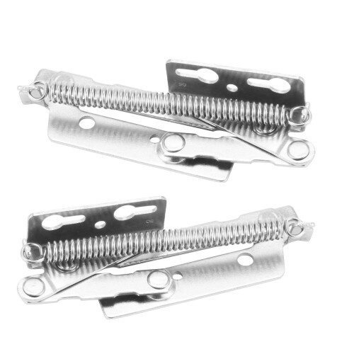 2x 80 degree Sprung Hinges Cabinet Door Lift Up Stay Flap Top Support ...