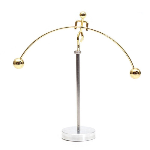 Steel Physics Toy Kinetic Art Balance Toy Balancing Decompressive ...