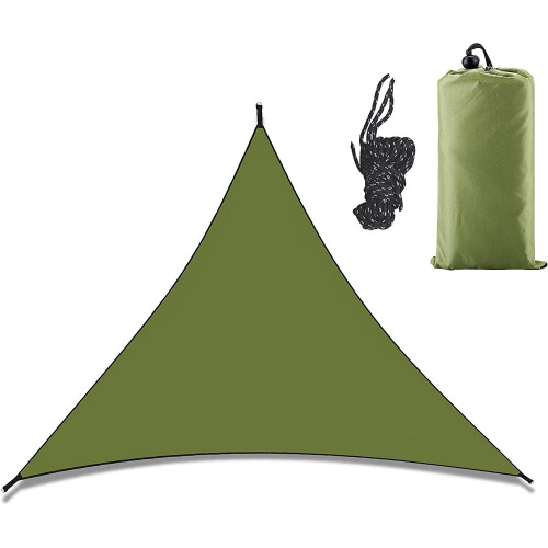 Triangular Waterproof Canopy 3x3x3M Breathable Sunscreen Windproof UV ...