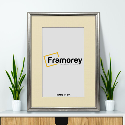 (12x6" Pic (14x8" Frame)) Silver Poster Frame / Photo Frame / Custom ...