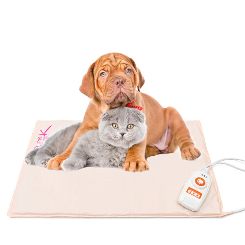 30W Adjustable 10 Temperature Dog Cat Winter Warm Bed Electric Heaters ...