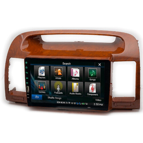 9 Inch 2Din Car Radio Dashboard for 5 2001-2006 Stereo Panel for ...