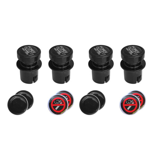 Lighter Socket Cover Cap 4 Pack, Universal Waterproof Dustproof Plug ...