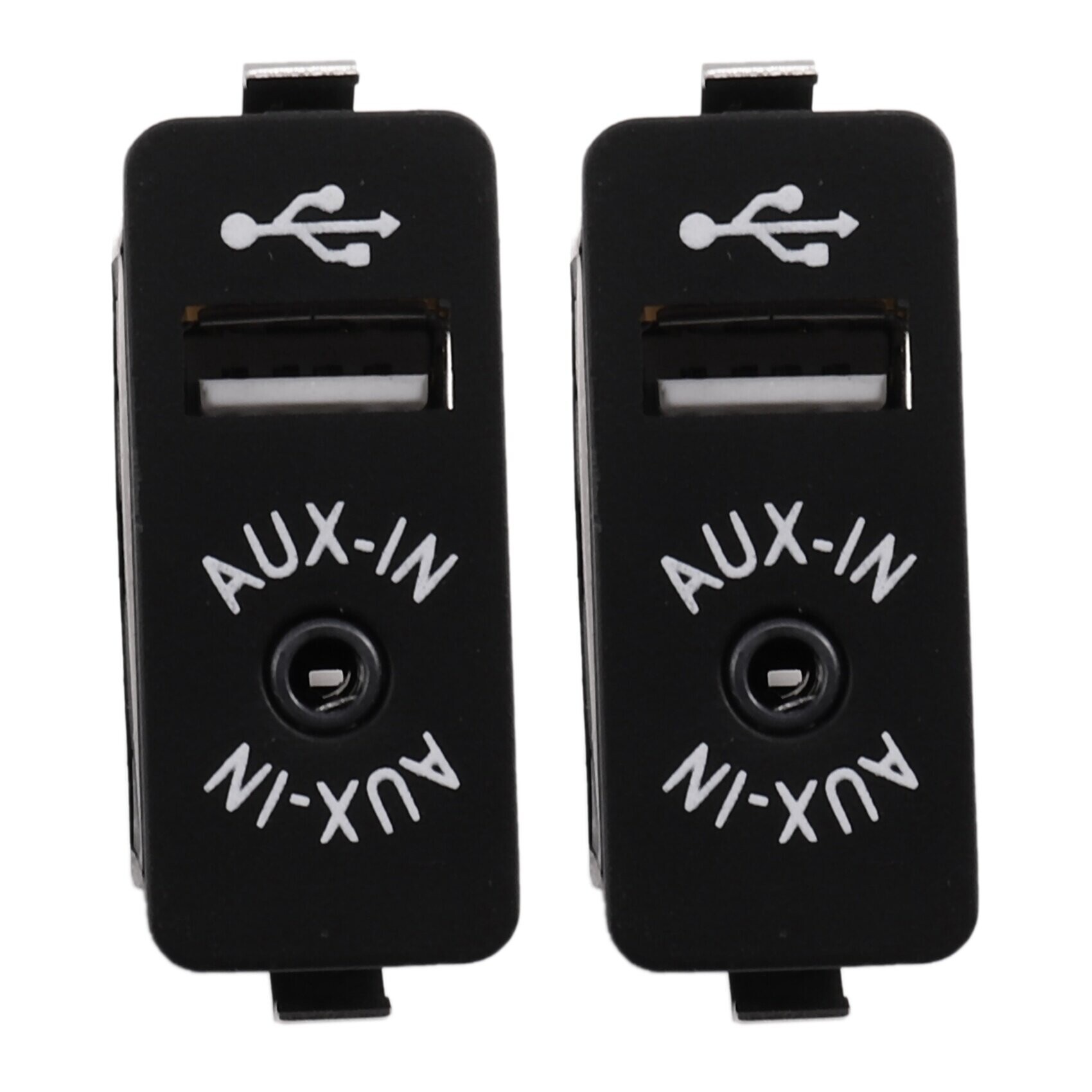 2X Car USB AUX in Plug Auxiliary Input Socket Adapter for E81 E87 E90 ...