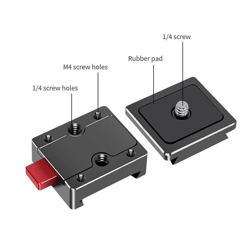 Mini V-Lock Assembly Kit Female V-Dock Male V-Lock Quick Release Plate ...