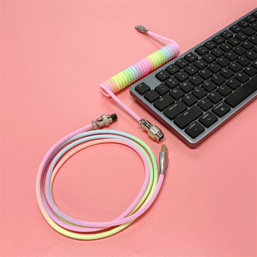 Mechanical Keyboard Cable Airline Cable USB Charging Cable Spring Cable ...