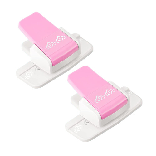 Fancy Border Hole Punch 2 Pcs Floral Design Edge DIY Gift Card Punch ...