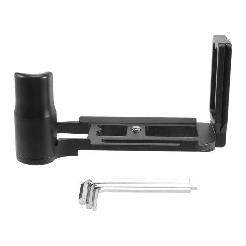 Quick Release L Plate Vertical Hand Grip Holder Bracket Double Handle ...