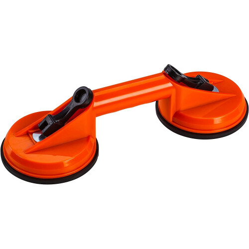 Double Cup Suction Lifter, 100 kg Lifting Capacity with Locking Levers ...