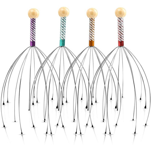 Scalp Massagers Head Scratcher Set for Hair Stimulation Deep Relaxation ...