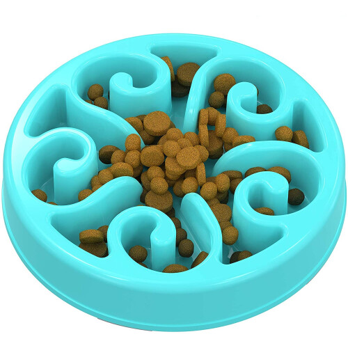 Dog Bowl Slow Feeder Bowls- Slow Feed + Interactive + Bloat Stop + Anti ...