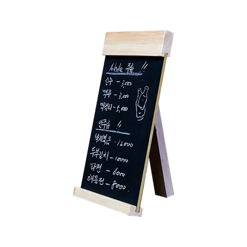 Desktop Message Blackboard Wood Easel Chalkboard Wooden Memo Black ...
