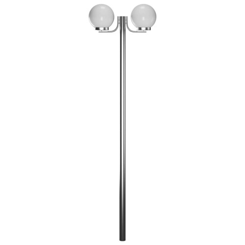 vidaXL Garden Lamp Post 2 Lamps Outdoor Terrance Standing Lighting ...