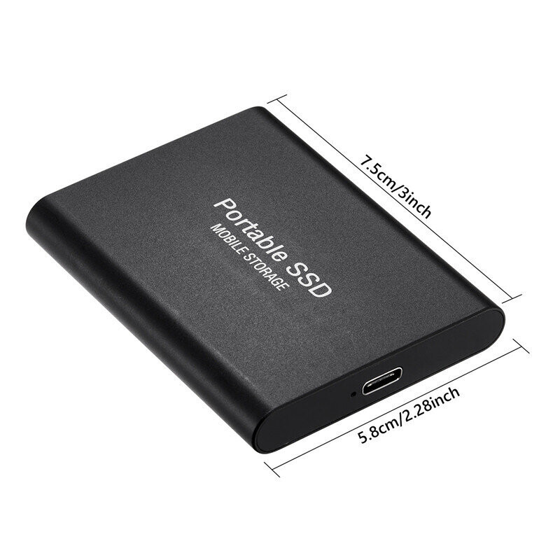 (64TB, black) External Hard Drive Portable Shockproof Mobile SSD on OnBuy
