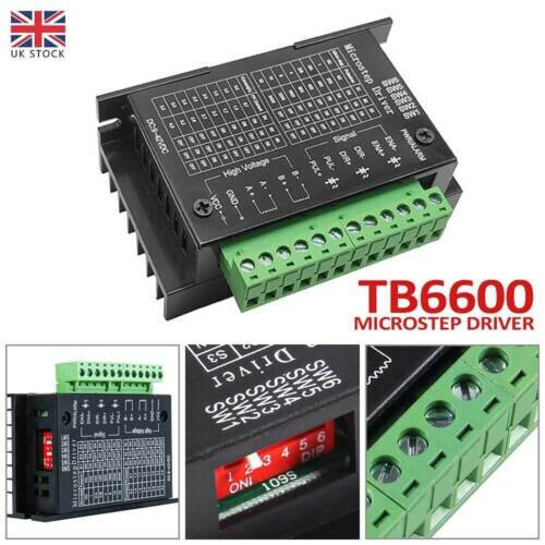 TB6600 Single Axis 4A CNC Stepper Motor Driver Controller 9~42V Micro ...