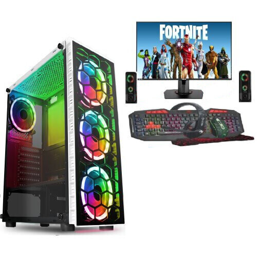 Fast Gaming Intel Quad Core i7 16GB RAM 1TB HDD PC Bundle & Speakers ...