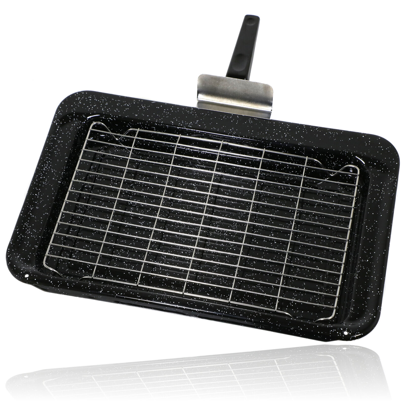 SPARES2GO Complete Grill Pan Tray Rack & Handle for Rangemaster Oven ...