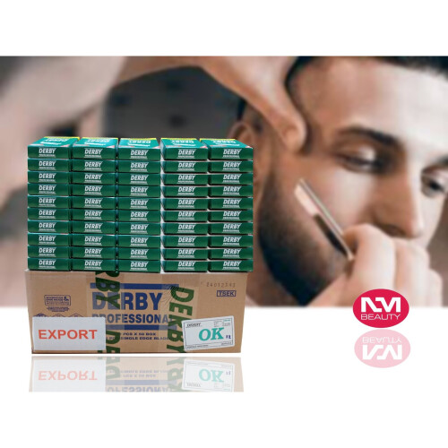 5000 Derby Professional Single Edge green Razor Blades for straight ...