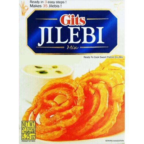Gits Jalebi Mix 100g (Pack of 1) - Dessert & Quick Snack, Indian Sweet ...
