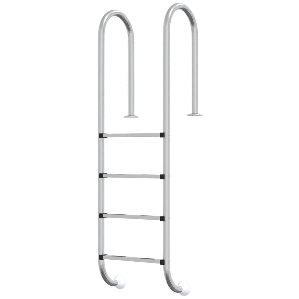 (54 x 38 x 184.5 cm, for flat surface) vidaXL Pool Ladder 304 Stainless ...